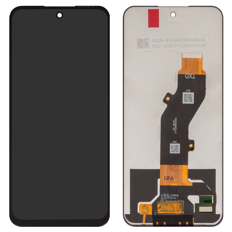 Дисплей для Tecno Pop 9 4G, Spark Go (2025), Spark Go 1 (KL4), чорний ...